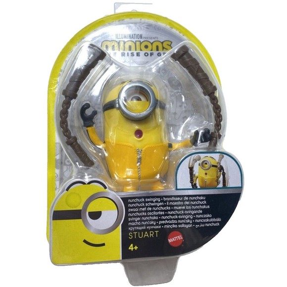 Mattel | Toys | Minions Rise Of Gru Stuart Nunchucks Swinging Toy ...